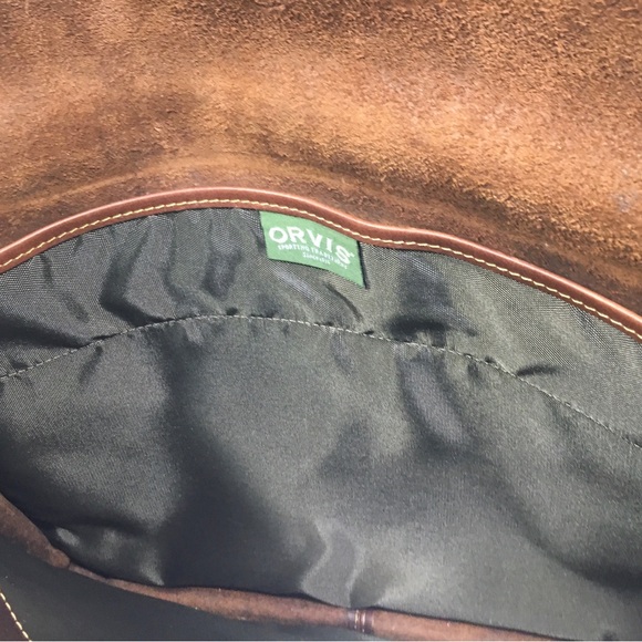Orvis | Bags | Orvis Bullhide Leather Briefcase School Portfolio ...